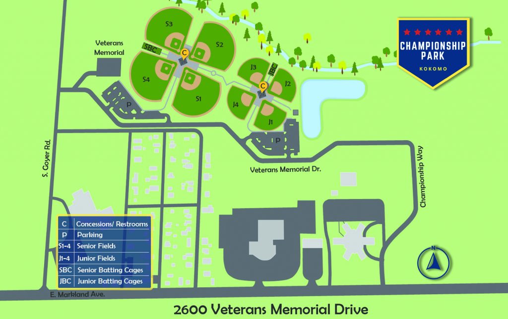 Map - Championship Park